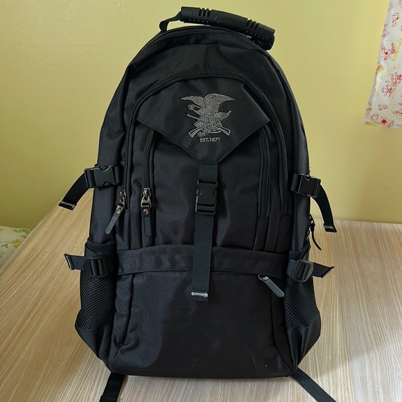 Bags | Laptop Backpack With Eagle Emblem | Poshmark